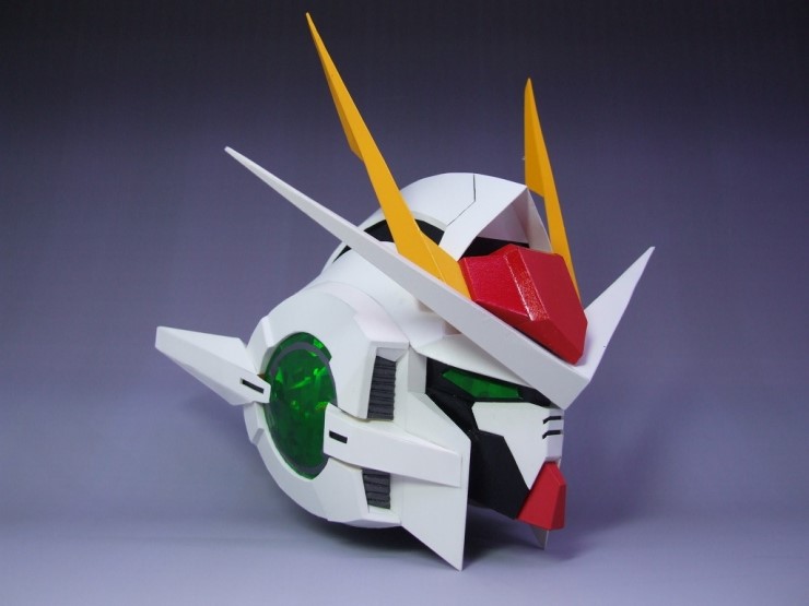 [1/12 GN-0000 OO RAISER - 풀스크래치빌드] Head part #2 : 네이버 블로그