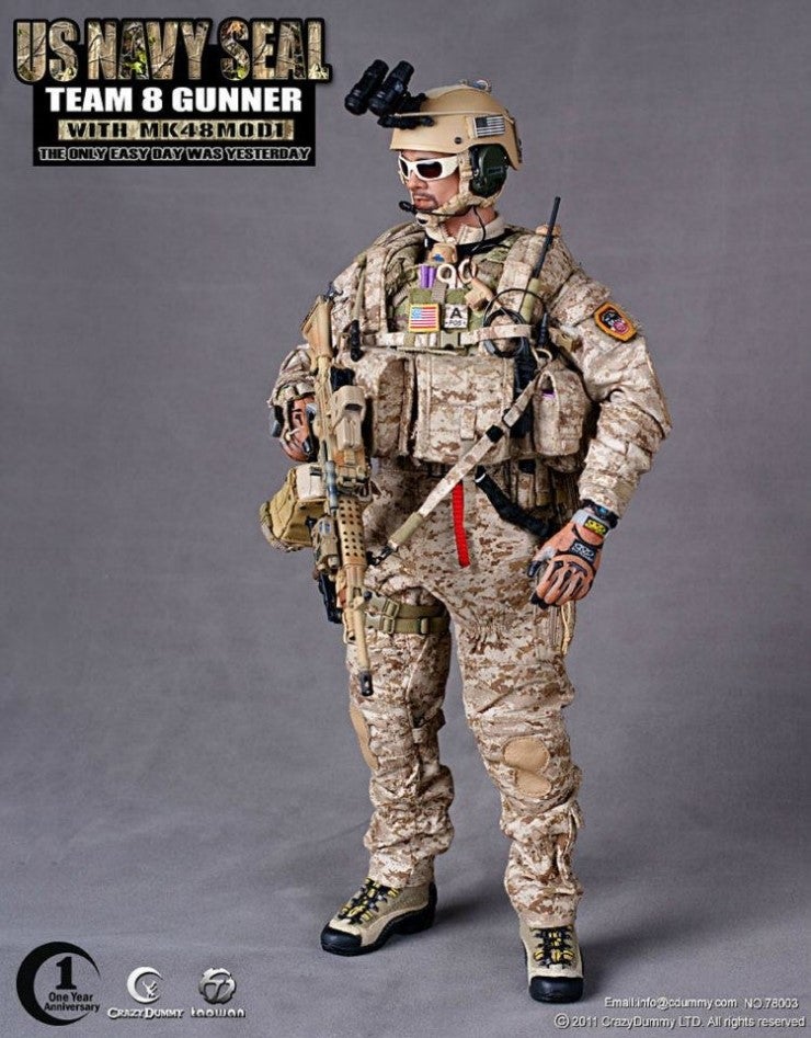 [CrazyDummy] US NAVY SEAL Team 8 Gunner with Mk48 MOD1 : 네이버 블로그