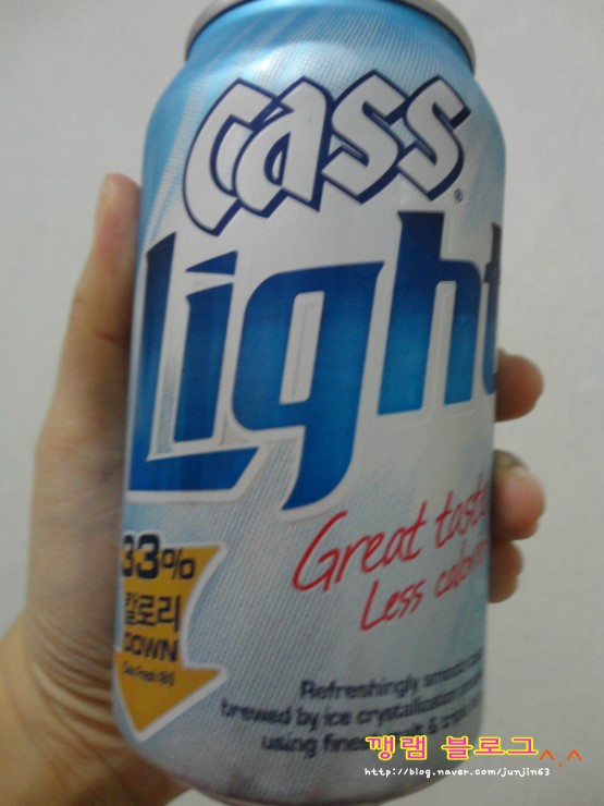 Cass Light(카스 라이트) 가벼운 맥주 : 네이버 블로그