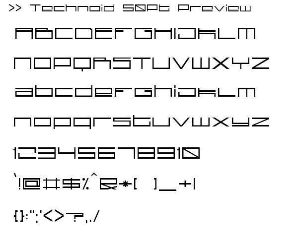 Technoid Font : 네이버 블로그