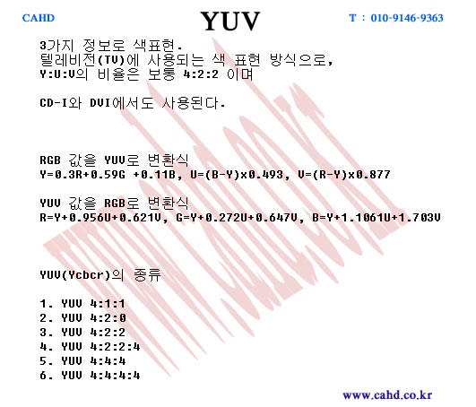 YUV : 네이버 블로그