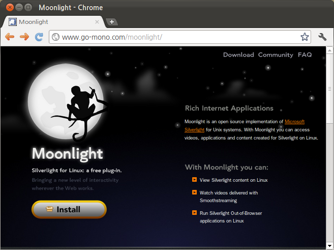 우분투에서 실버라이트(Silverlight) 동영상 재생하기 - 문라이트(Moonlight) : 네이버 블로그