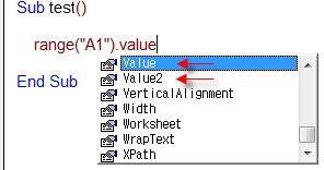 (681) Range property 중 .Value 와 .Value2의 차이 (엑셀 VBA 매크로) : 네이버 블로그