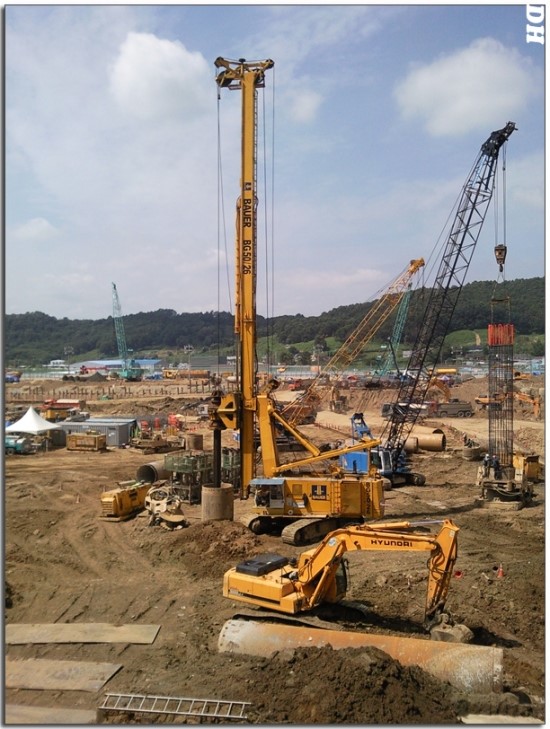 독일 BAUER BG 50/26 현장타설말뚝공사 : 네이버 블로그