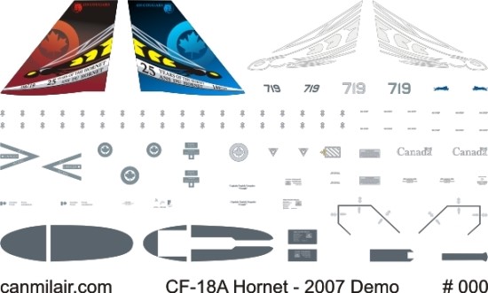 [CanMilAir] Decal 1/144 캐나다공군 CF-188 Hornet 2007 Demo : 네이버 블로그