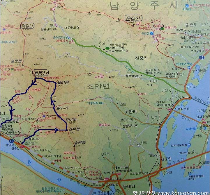 남양주 예빈산 (590m) - 예봉산 (683m) 산행 (2011.12.15 목) : 네이버 블로그