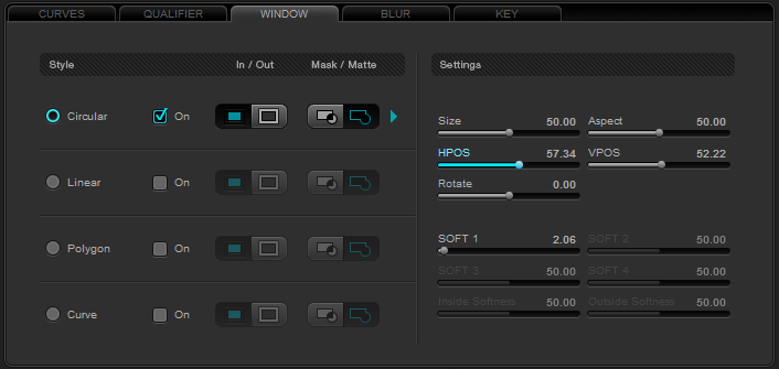 DaVinci - Color - Power Windows : 네이버 블로그