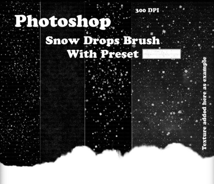 눈 (Snow Drops For Photoshop by FrostBo) : 네이버 블로그