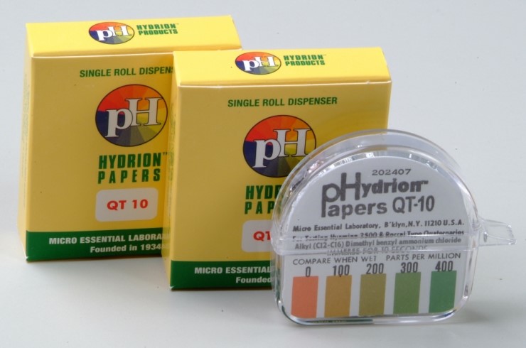 [한국소재과학]Hydrion Quat Test Paper (QT-10) : 네이버 블로그
