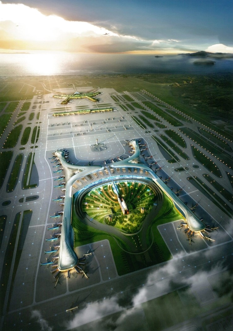 인천국제공항 제2여객터미널 조감도 인천국제공항 3단계 개발 조감도 네이버 블로그