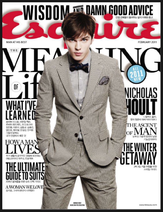 니콜라스 홀트 - 에스콰이어(Esquire) 2011 2월 화보 (Photographer : Willem Jaspert) : 네이버 블로그
