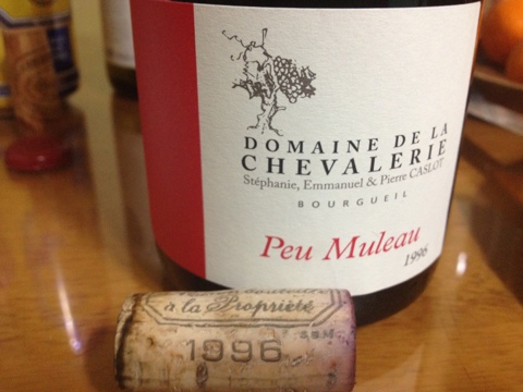 새해 와인 Domaine de la Chevalerie Peu Muleau '96 - 도멘 드 라 슈발리에 쁘 믈루 '96 ...