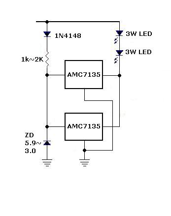 AMC7135를 이용한 3W LED 회로 : 네이버 블로그