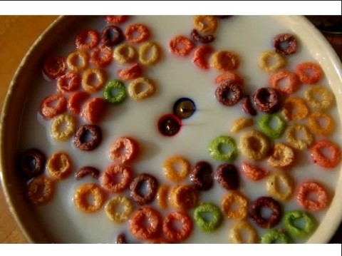 Cheerios Effect - 우유와 시리얼이 만드는 생활 속의 과학 : 네이버 블로그
