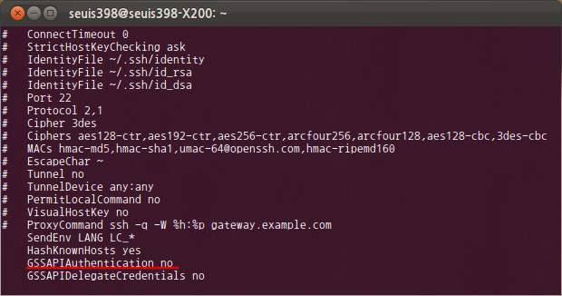 gnome 터미널에서 ssh 접속 지연 없애기 (GSSAPIAuthentication) : 네이버 블로그