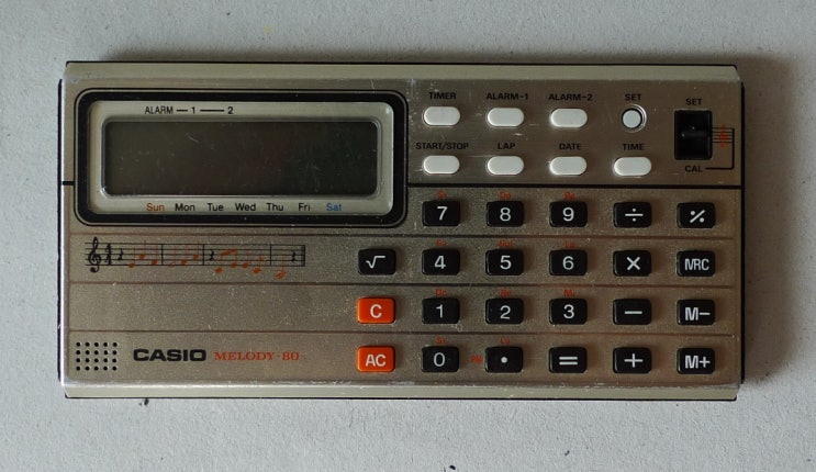 Casio Melody-80 계산기 : 네이버 블로그