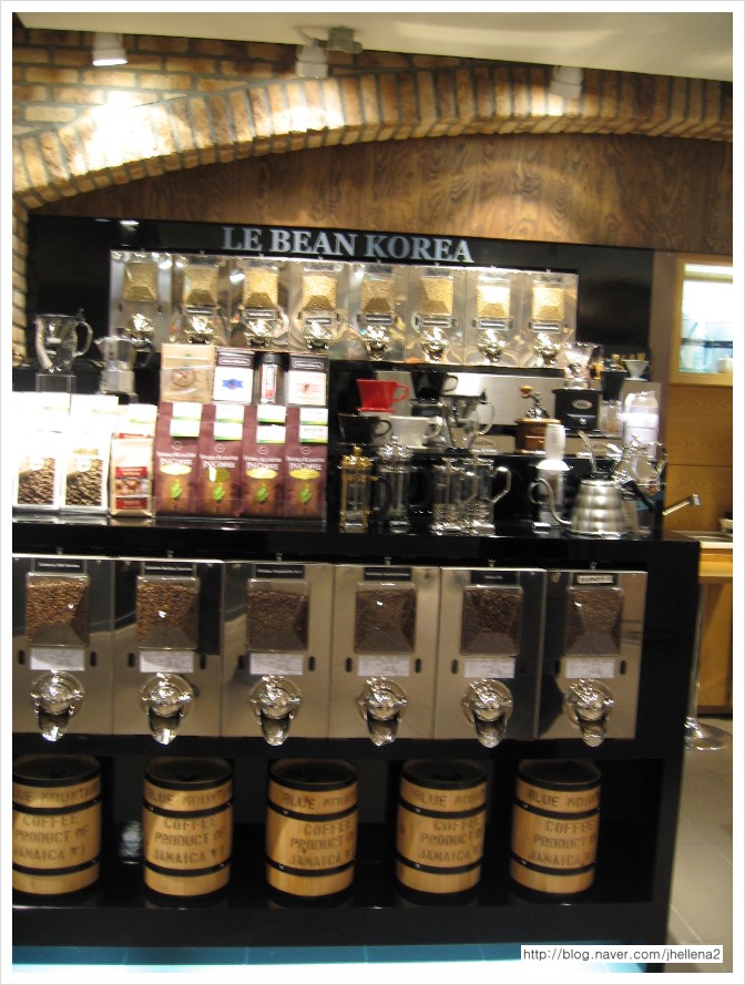 즉석 로스팅을 해 준다는 LE BEAN KOREA : 네이버 블로그