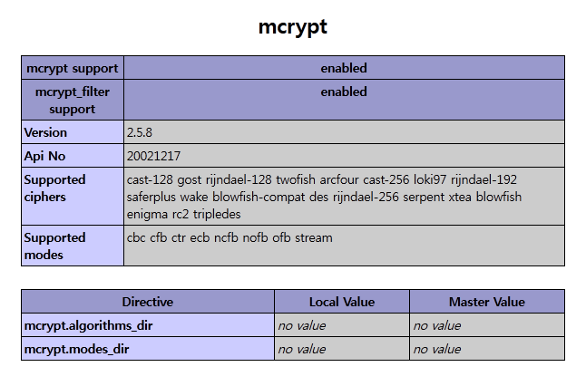 [osx] libmcrypt (mcrypt) : 네이버 블로그