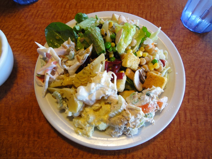 [패밀리 레스토랑] 미국 캘리포니아 로스앤젤레스 버몬트 애비뉴 Sizzler(씨즐러) 샐러드 바 : 네이버 블로그