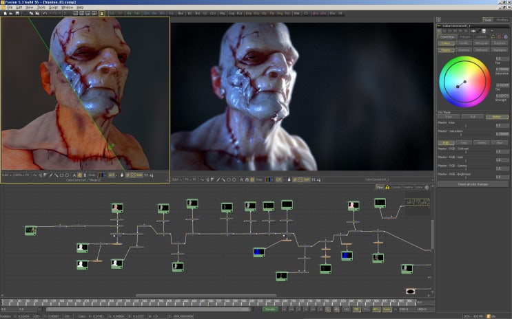 Multi Pass Compositing_프랑켄슈타인(지브러쉬, 멀티패스 렌더링)_Overview [반짝쌤 이온] : 네이버 블로그