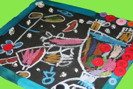 [신기한미술 쇼떼마블 미술교실 ]사포에 그린 그림 /액자 만들기 /사포 판화 : 네이버 블로그