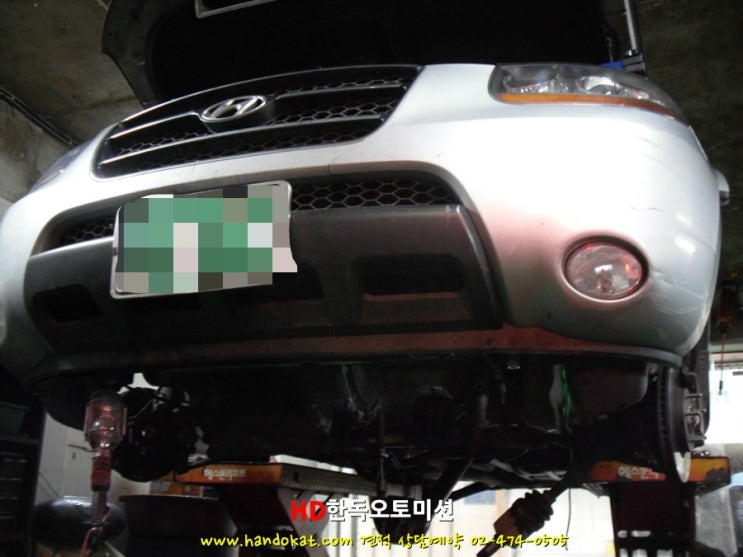 Santafe Cm 4륜구동장치 현대자동차 산타페 씨엠 오토미션수리 작업차량 입니다 At릴레이 휴즈가 계속 끊어집니다 홀딩이