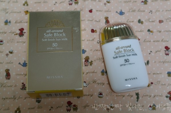 미샤 올 어라운드 세이프 블록 소프트 피니쉬 선밀크 Spf50pa 미샤 선크림 추천 미샤 선밀크 미샤 금뚜껑