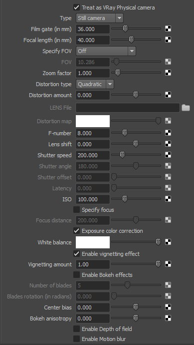 VRay Physical Camera Manual _ Ver.1 : 네이버 블로그