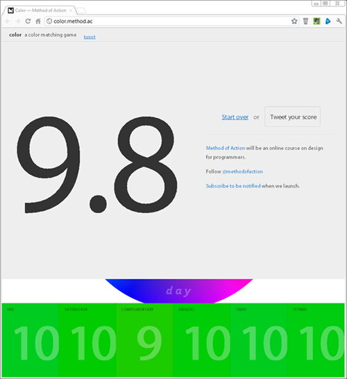 컬러 매치 테스트 Color matching game : 네이버 블로그