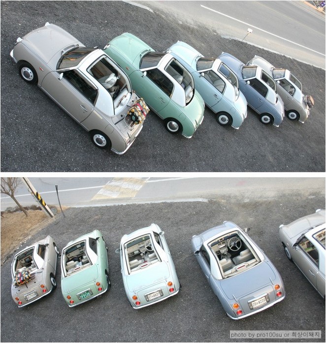 [Figaro info] 닛산 휘가로 칼라 코드 (Nissan Figaro Color Code) : 네이버 블로그