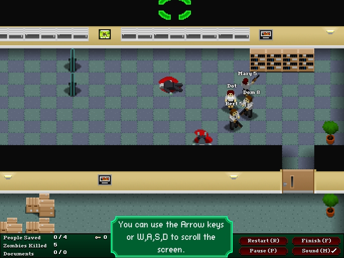 [플래시게임] 좀비 게임! 오피스 좀비 전쟁 "Working Stiffs" v1.06 : 네이버 블로그