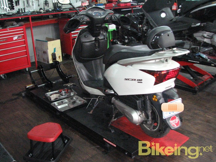 [바이킹넷 군자] HONDA 혼다 내수 SCR 110 캠체인 텐셔너 교환 (엔진 잡음) : 네이버 블로그