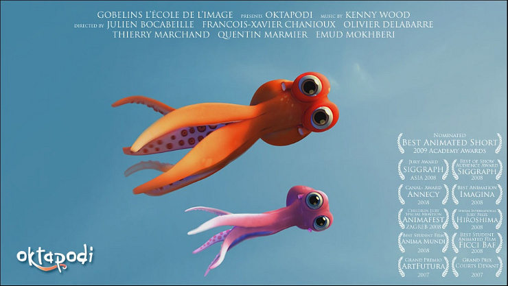 3D 단편 애니메이션 - Oktapodi (문어의 사랑) [일산만화학원/애니스타 애니메이션 이야기] : 네이버 블로그