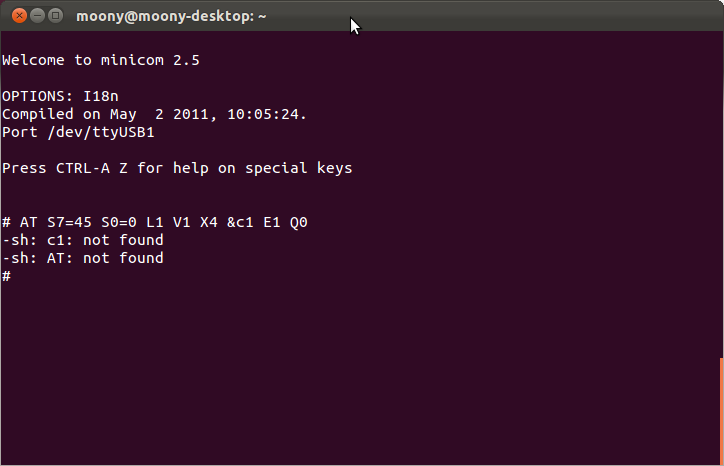 minicom 사용 : 네이버 블로그