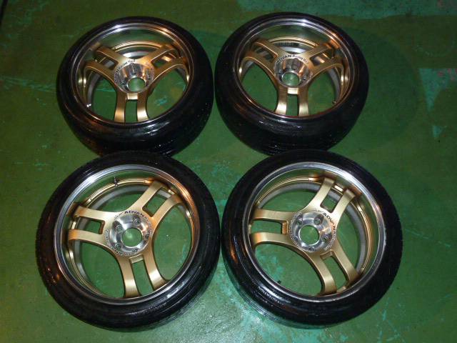 [ADVAN Racing Ver.2] 18인치 어드반 Ver.2 PCD 114.3 골드 정품휠,경량휠,중고휠,어드반,ADVAN ...