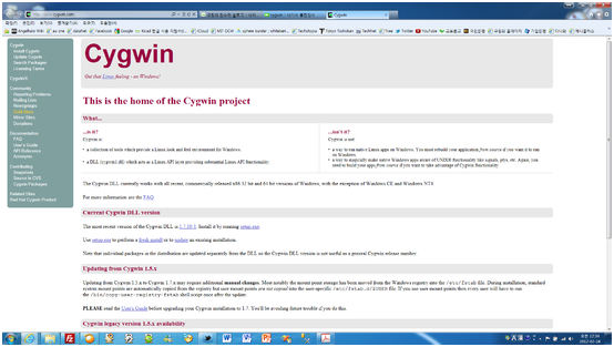 [펌]시그윈(cygwin) 설치 : 네이버 블로그