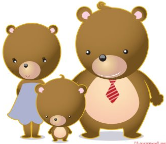 곰 세마리(Three Bears~!!) 영어동요 가사/번역 : 네이버 블로그