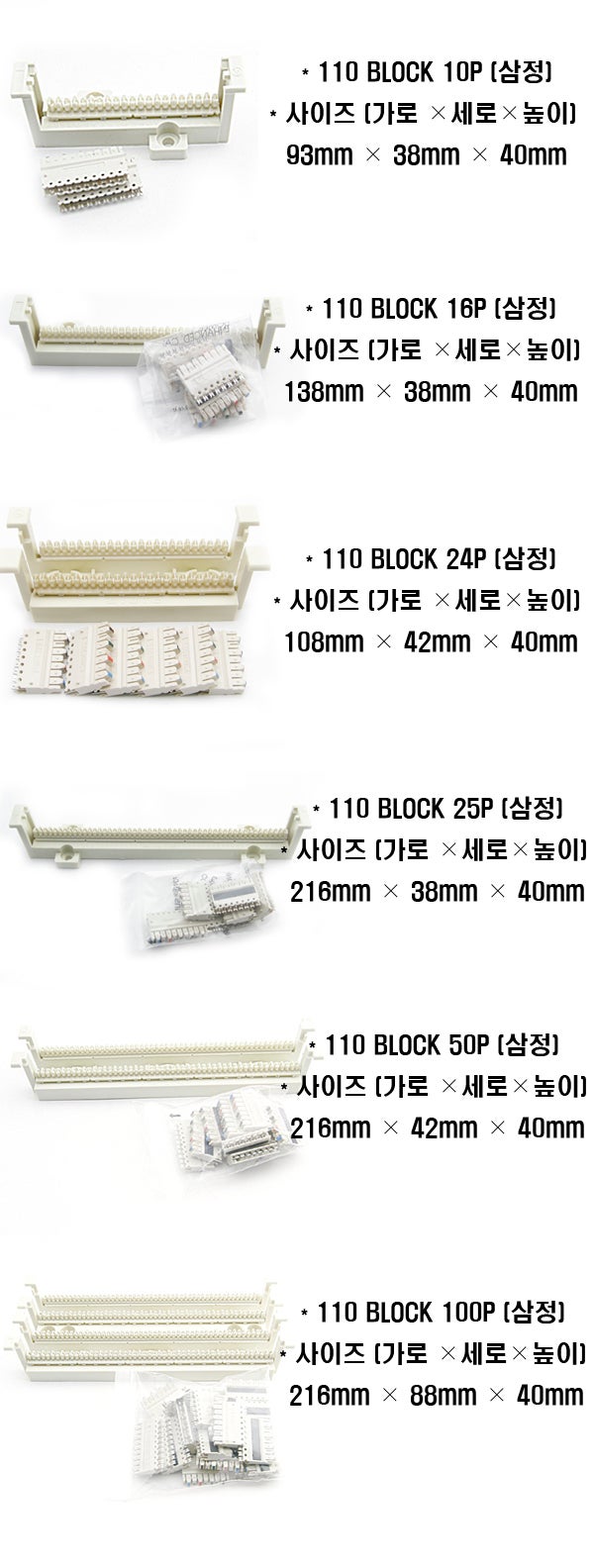 110 블록 단자대 (110 BLOCK/ 삼정) : 네이버 블로그