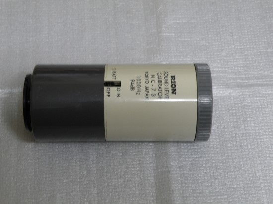 SOUND LEVEL CALIBRATOR / NC-73 RION : 네이버 블로그