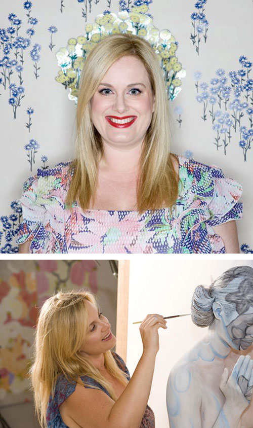 엠마 해커(Emma Hack)의 감각적인 바티 페인팅(바디 아트) : 네이버 블로그