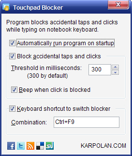 PC-[터치패드 입력을 막아주는 프로그램]"Touchpad Blocker" v1.7다운로드&사용방법﻿ : 네이버 블로그