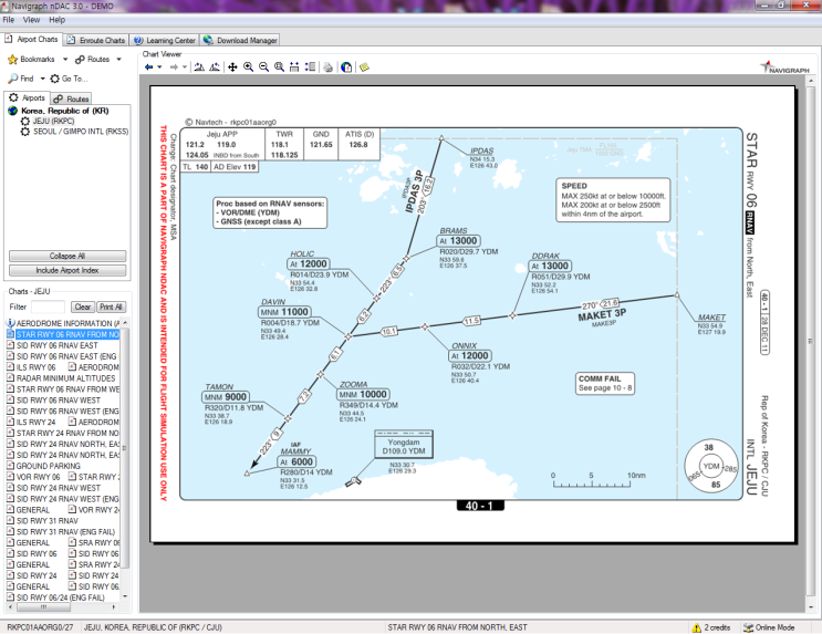 Navigraph nDAC 3 유료차트 vs UbiKAis 무료차트 : 네이버 블로그