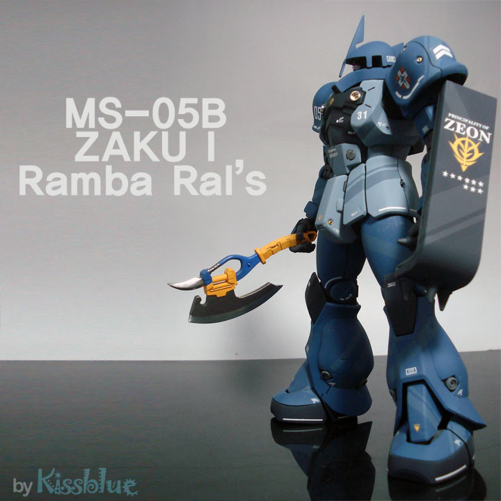 [MG+컨버젼] Zaku-I 2.0 Ramba Ral's Custom : 네이버 블로그