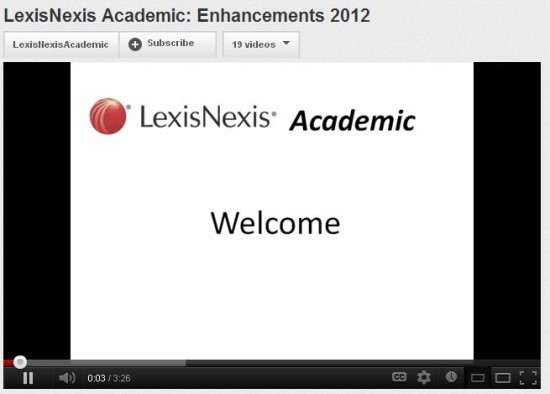 LexisNexis Academic: Enhancements 2012 -렉시스넥시스, 렉시스 한국지사, 구독문의 : 네이버 블로그