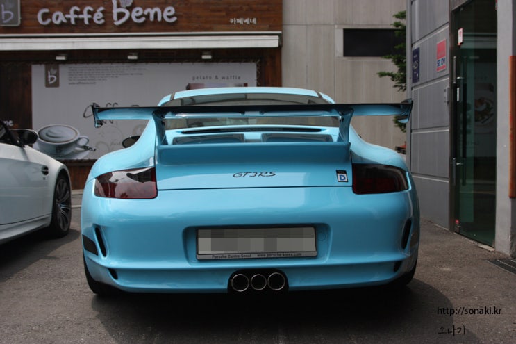 포르쉐 911 GT3 RS에 뚜비 머플러 (Tubi style exhaust system, 포르쉐 튜닝, GT3 muffler ...