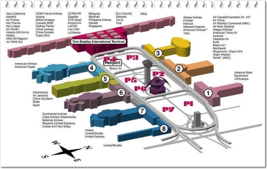 LAX AIRPORT MAP (LAX 공항 주차장 지도) : 네이버 블로그
