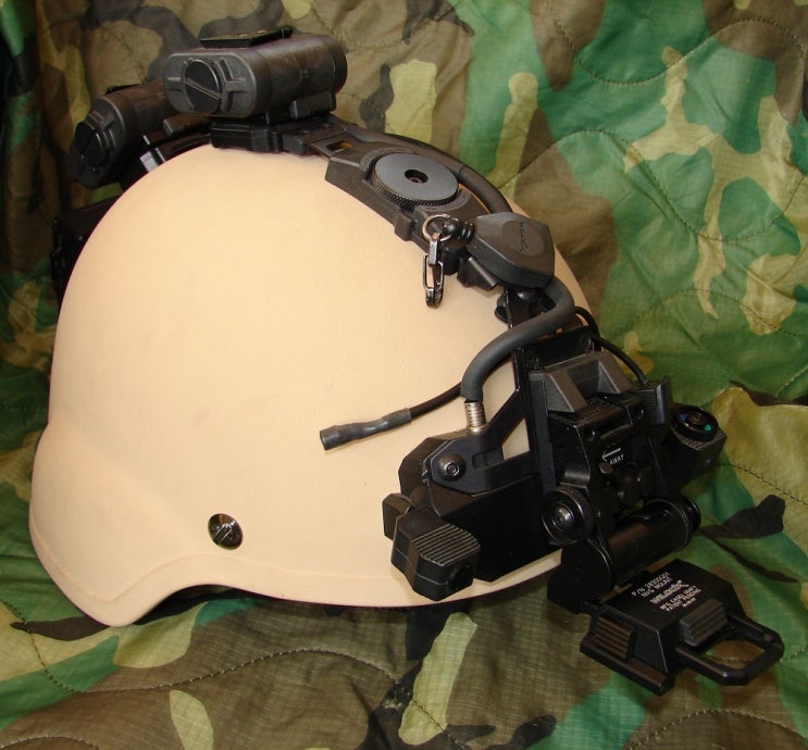 Wilcox MHRS Mission Helmet Recording System w/ Large MSA Tan TC 2000 ...