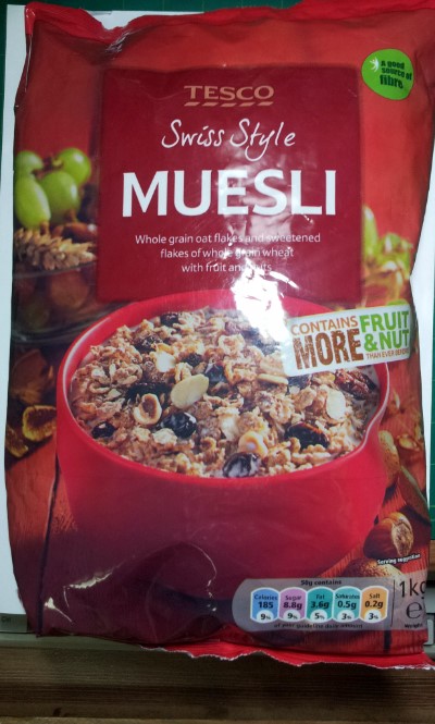 [수입과자]테스코 스위스 스타일 무슬리 / TESCO Swiss Style Muesli : 네이버 블로그