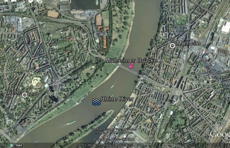 105_콜로네-뮤루하임교/Cologne Mulheim Bridge/독일/1951년/315m : 네이버 블로그