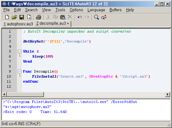 AutoIt Decompiler unpacker and script converter : 네이버 블로그